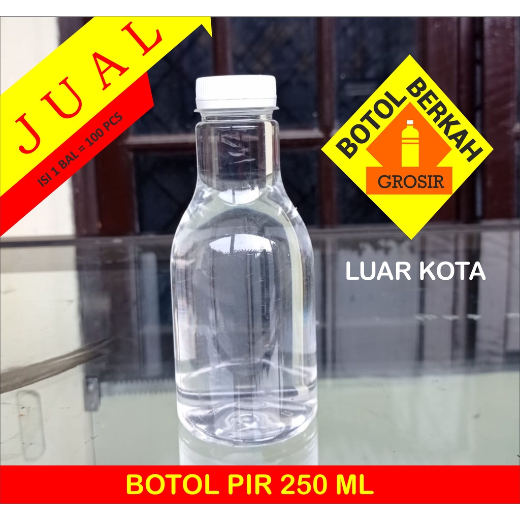 Jual luar kota botol plastik 250 ml / botol pir 250 ml botol plastik ...