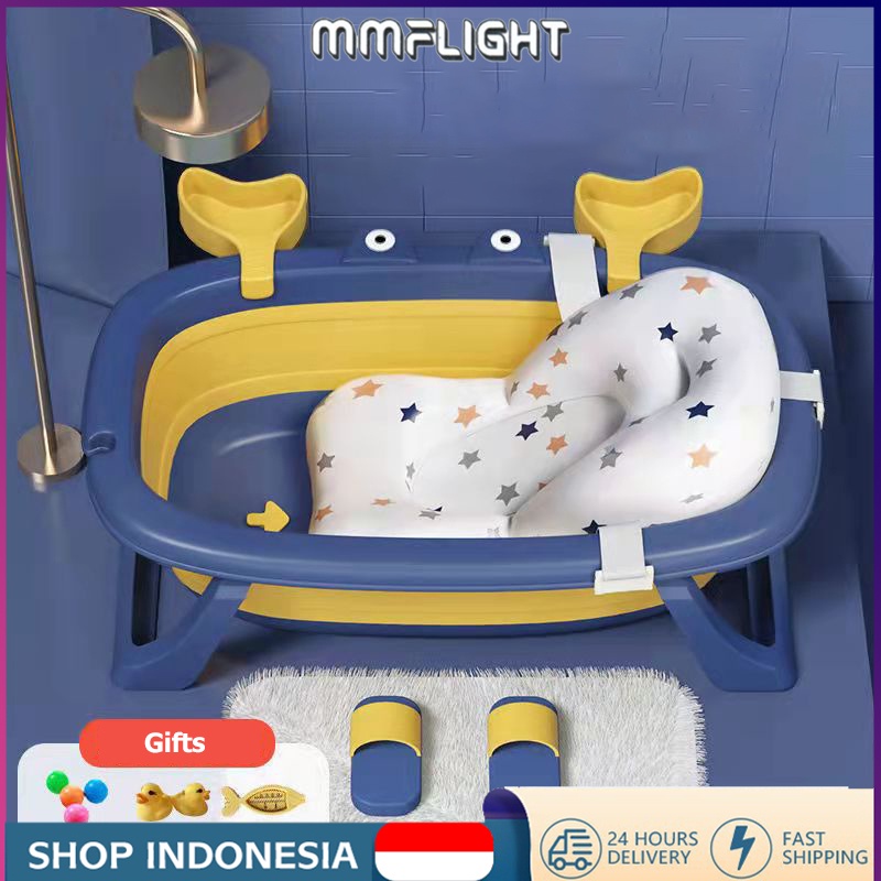 Jual Mmflight Bak Mandi Bayi Lipat / Portable Baby Bath Tube ...