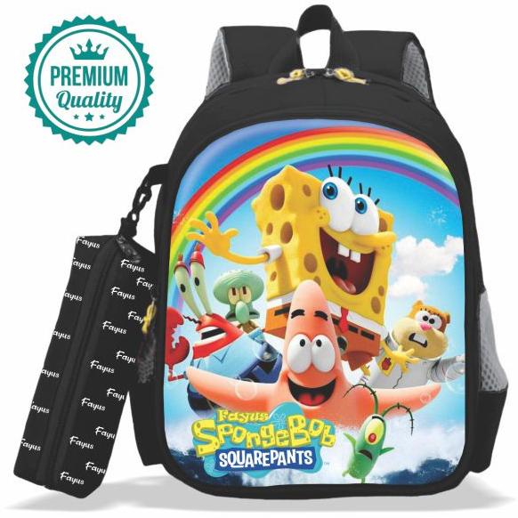 Jual Special Tas anak sekolah laki laki karakter kartun SPONGE BOB ...