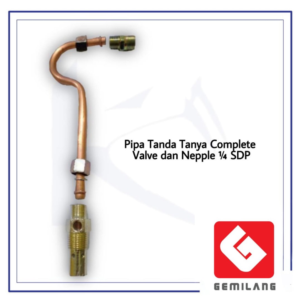 Jual Paket Check Valve SDp + Pipa Kompresor SDP 1/4 Hp + Nepple Pipa ...