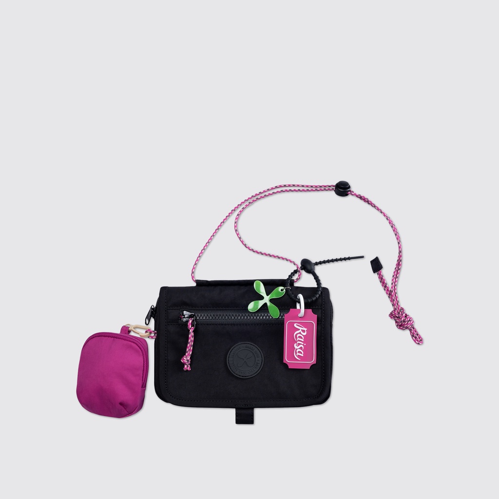 Jual Exsport Concert Easy Going Sling Bag - Black | Shopee Indonesia