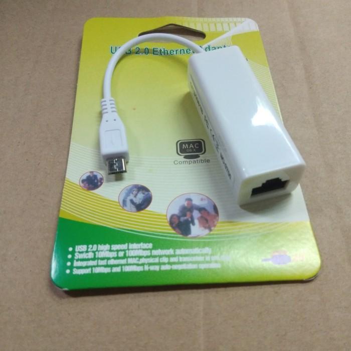 Jual Micro USB To LAN RJ45 Ethernet Adapter | Shopee Indonesia