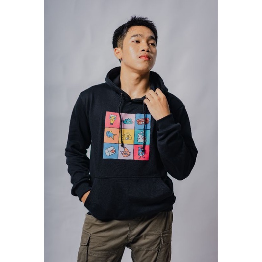 Jual HOODIE STAILISH Black | Shopee Indonesia