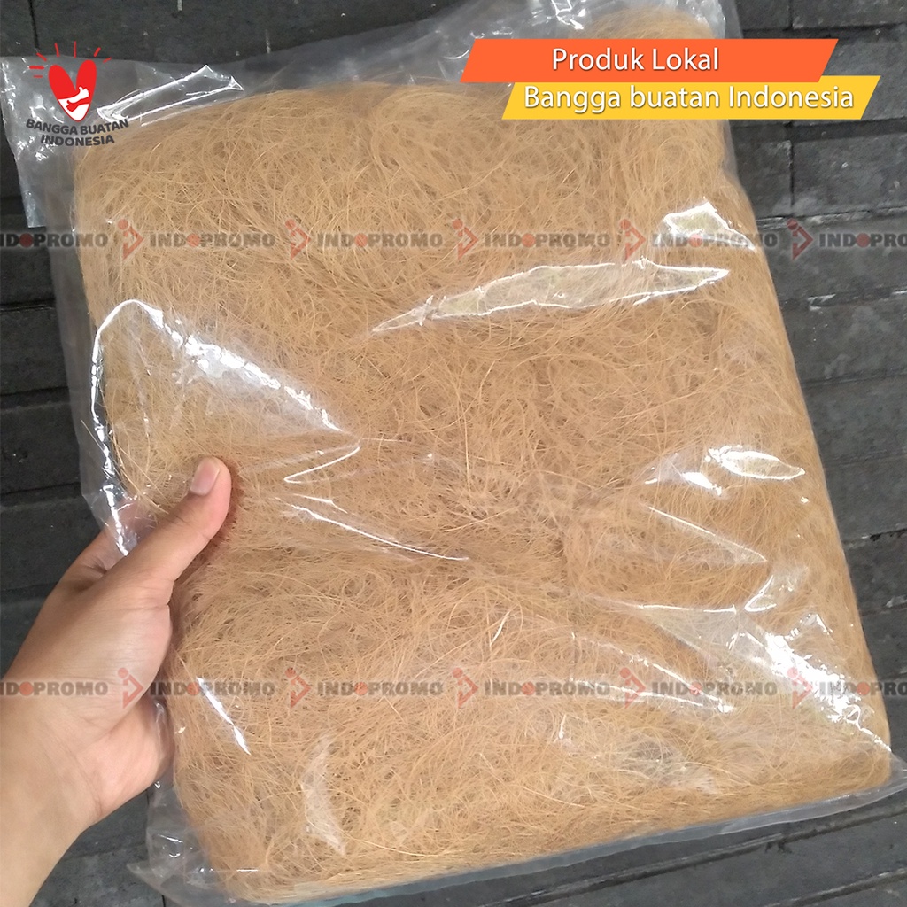Jual COCO FIBER BERSIH SERAT SABUT KELAPA 500 GRAM COCOFIBER MEDIA ...