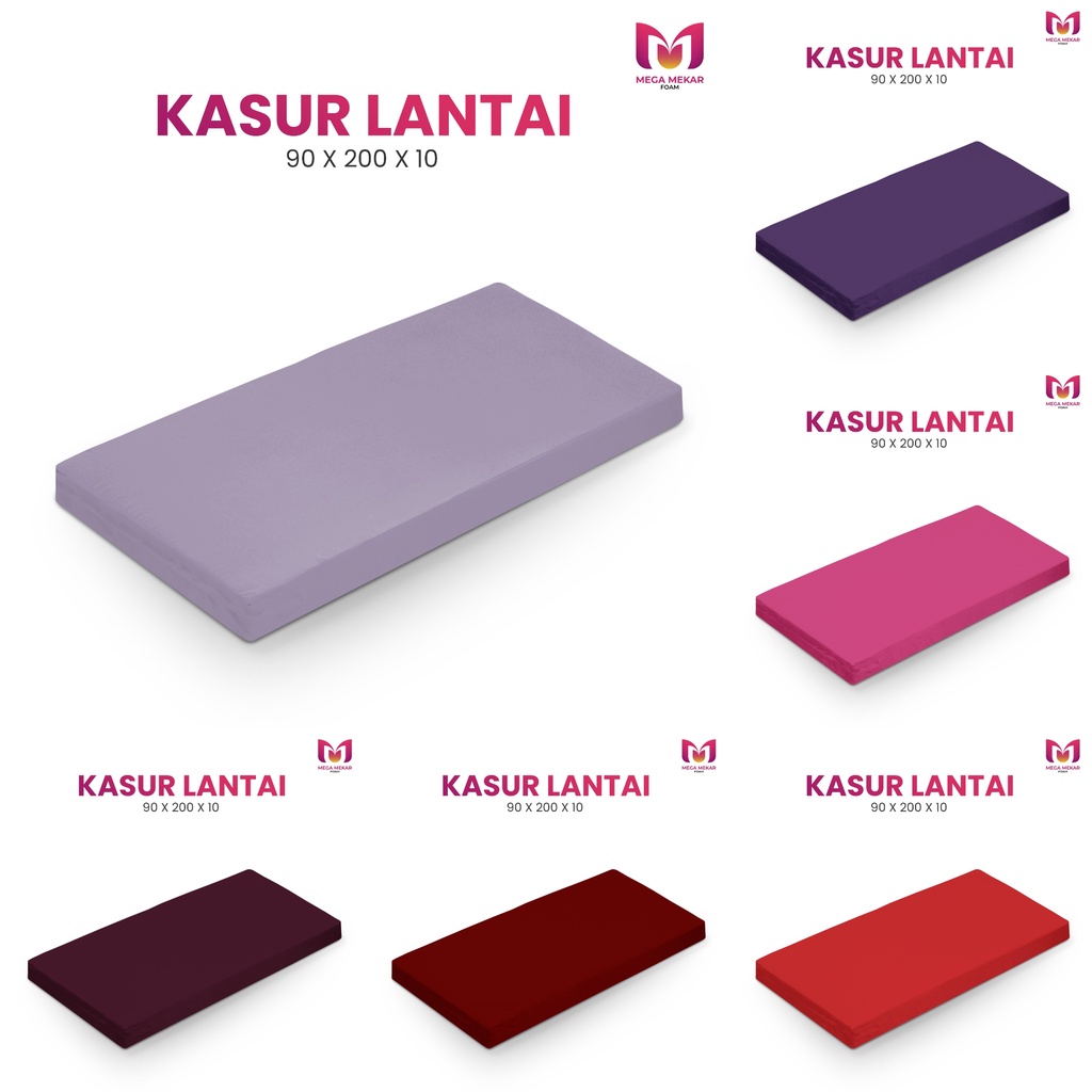 Jual Kasur Lipat HDP Kasur Lantai Katun Polos 90/100/120 Mega Mekar ...