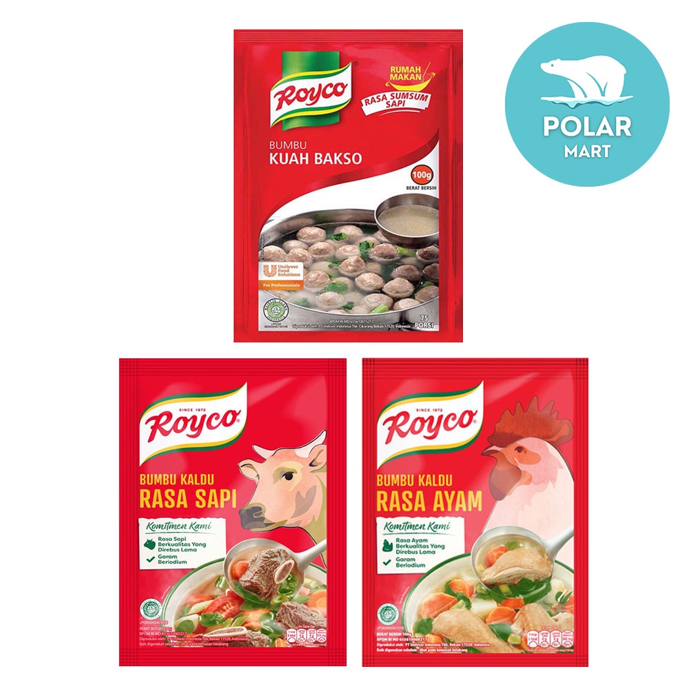 Jual Royco Bumbu Pelezat Serbaguna Variasi Kuah Bakso, Rasa Ayam & Rasa ...