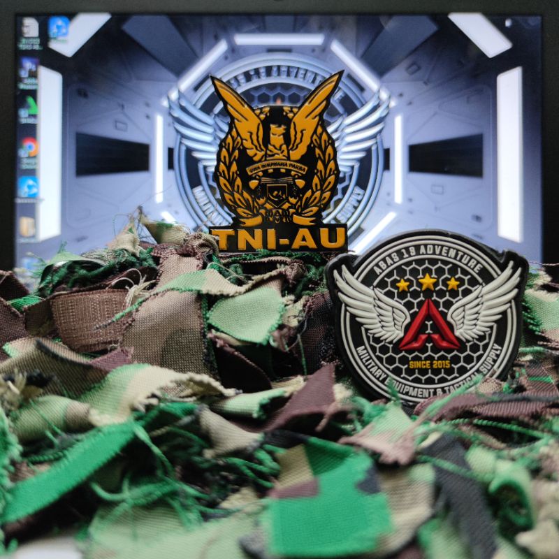 Jual Sticker EMBOSS TNI AU | Shopee Indonesia