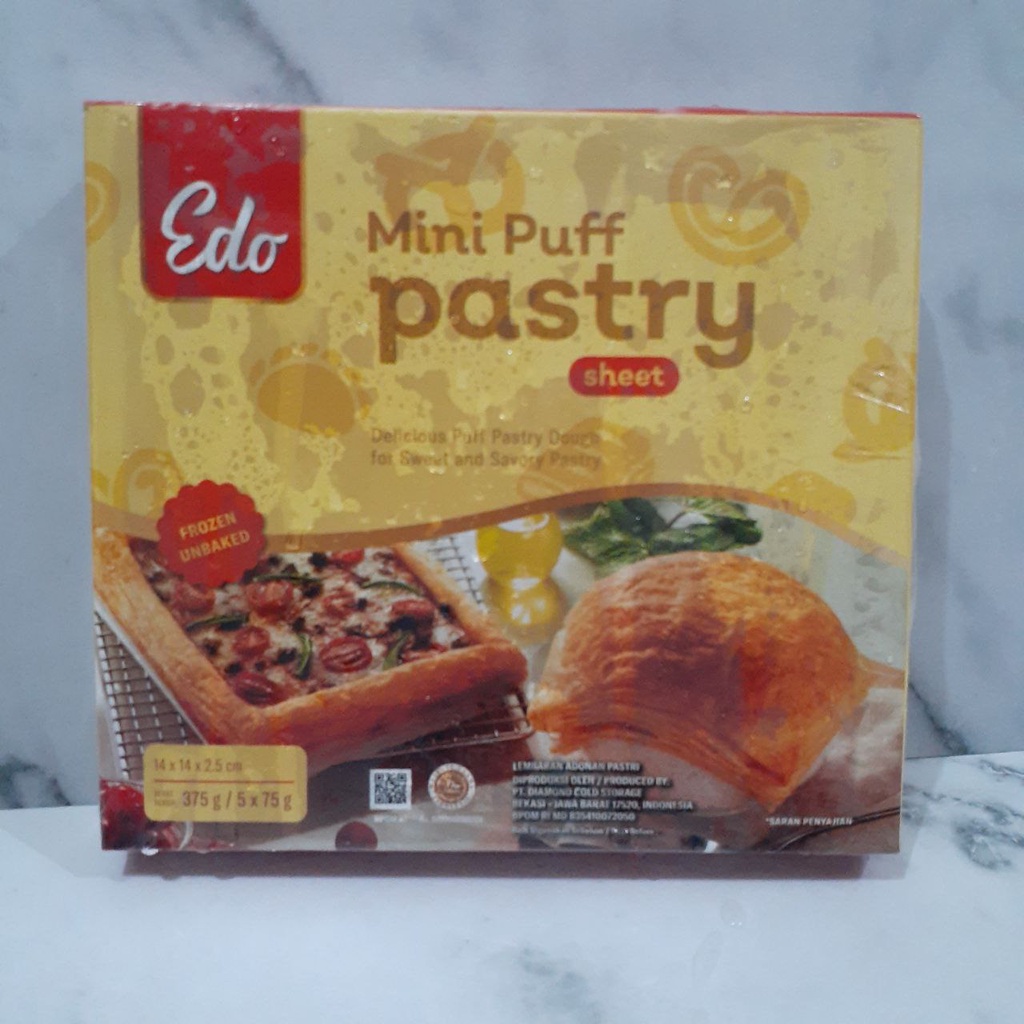 Jual Edo Mini Puff Pastry Sheet 375g | Shopee Indonesia