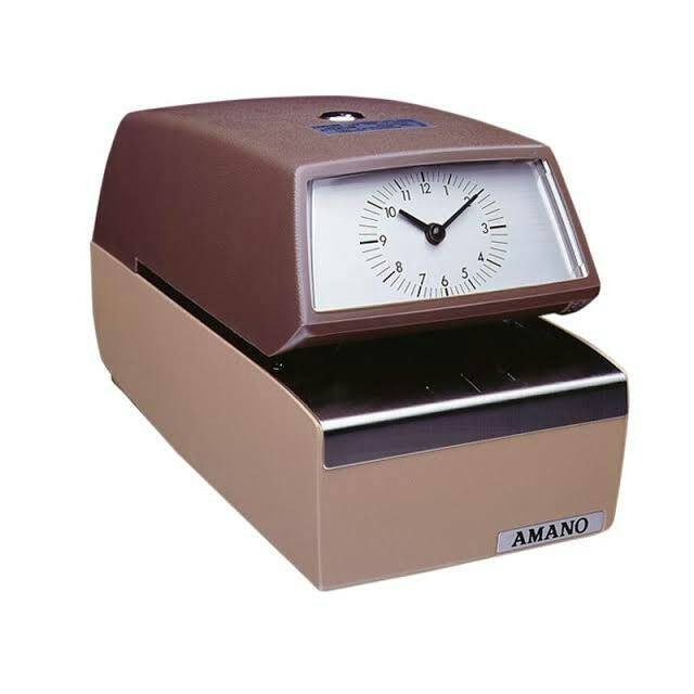 Jual Amano 4740/Time Stamp/Mesin/Absensi Kartu/Check Lock | Shopee ...
