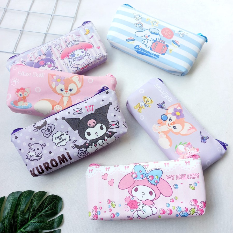Jual Tepak Pensil Medium Motif Kuromi Pencil Case Karakter Lucu ...