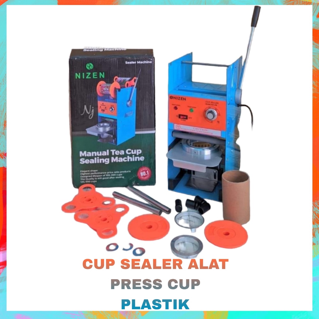 Jual MESIN CUP SEALER NIZEN / MESIN PRES GELAS CUP / ALAT PRES CUP ...