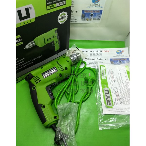 Jual TEKIRO RYU Mesin Bor Tangan Listrik 10MM RDR 10-3RE FREE MATA BOR ...