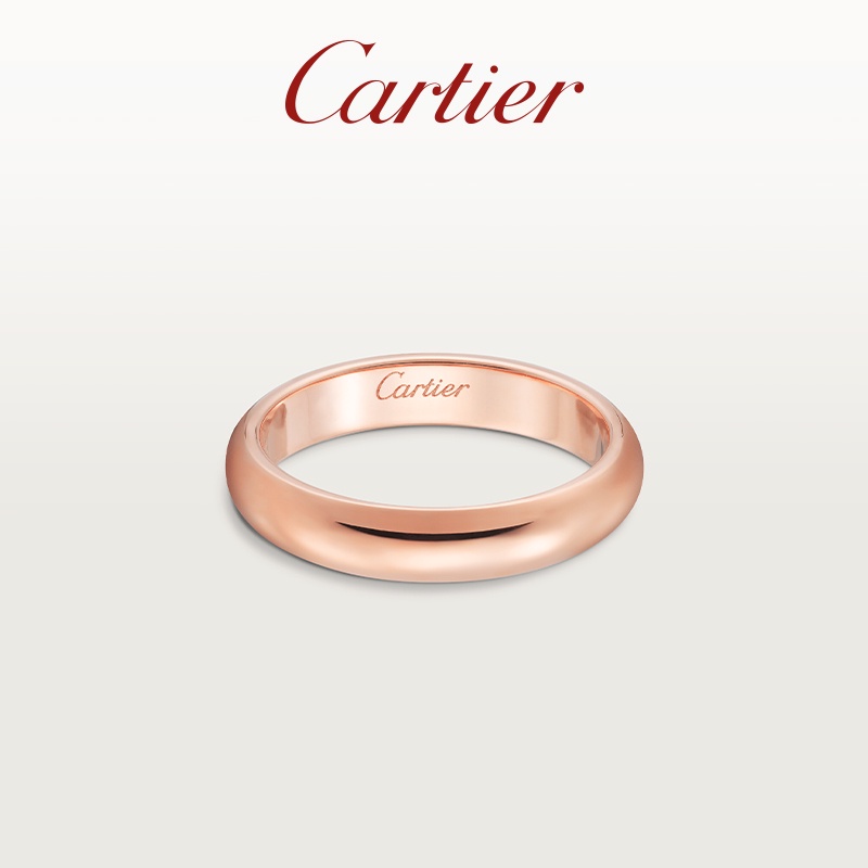 Jual Cartier 1895 Ring Rose Gold Platinum Classic Pair Ring Single 18K gold | Shopee Indonesia