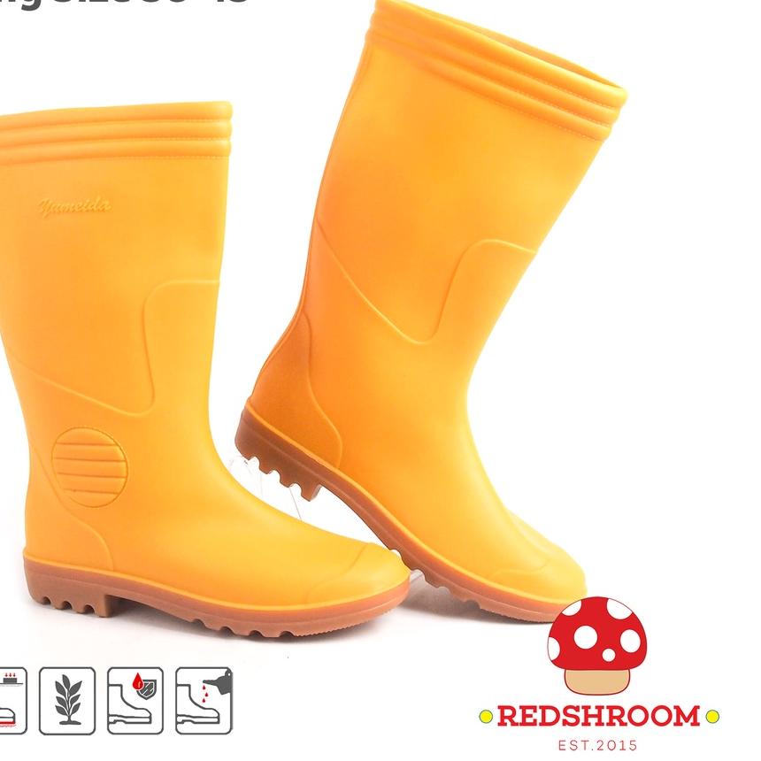 Jual Sepatu Boot Tinggi Yumeida 5 Kuning Kontruksi Proyek Perkebunan ...