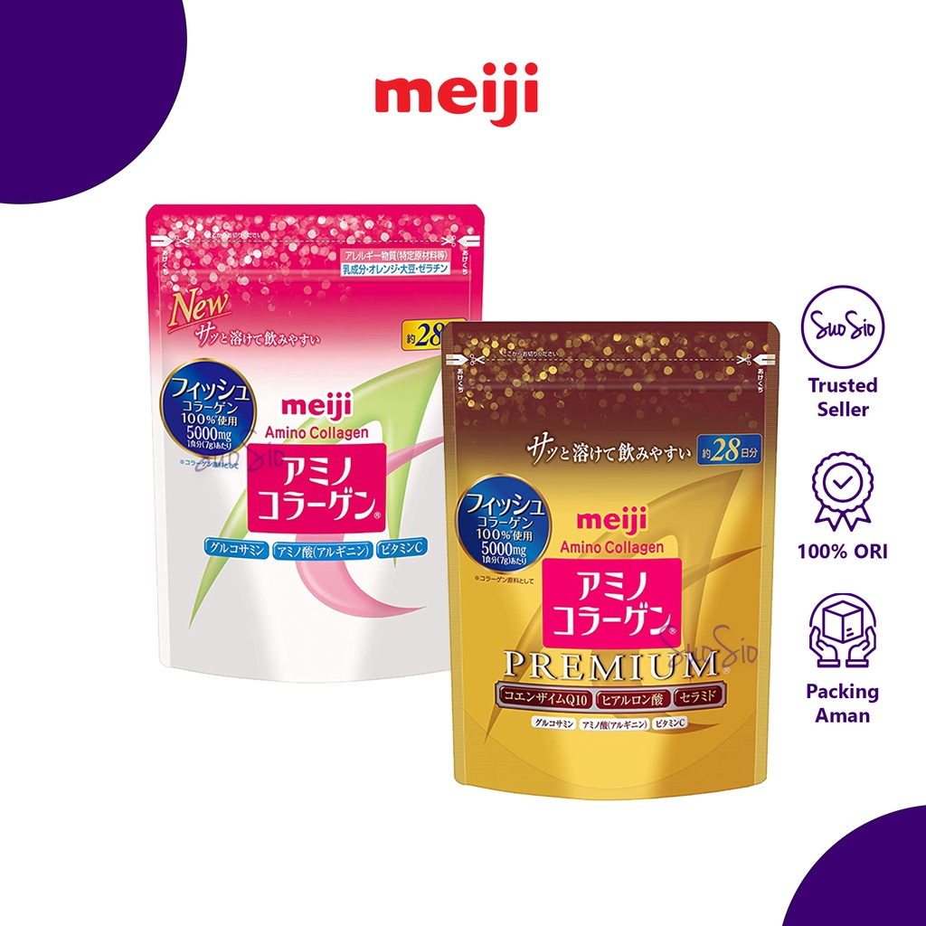Jual Meiji Amino Collagen Premium Bubuk Collagen | Shopee Indonesia
