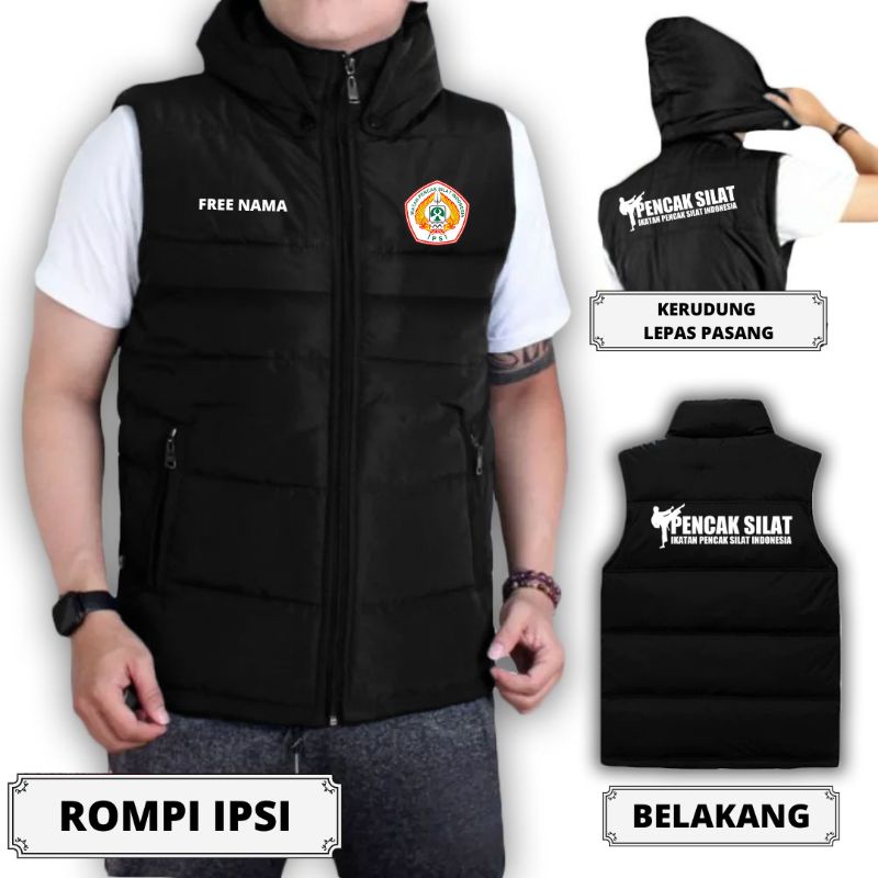 Jual ROMPI IPSI FREE NAMA IKATAN PENCAK SILAT INDONESIA WINDPROOF ...