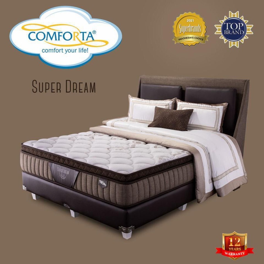 Jual Spring Bed Comforta Super Dream Full set 180/160/200/100/90 ...