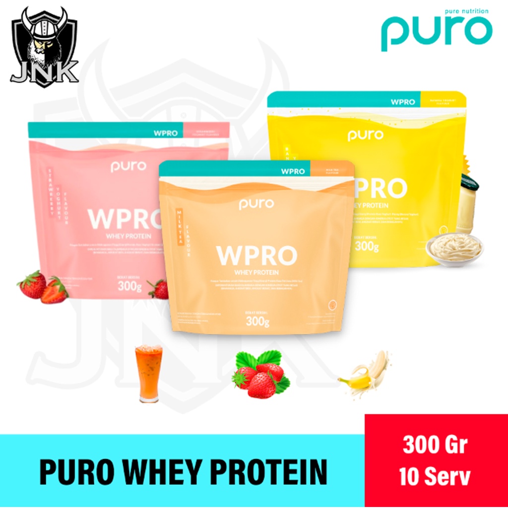 Jual PURO WPRO POUCH 300gr EDITION BARU New Zealand Grass Fed Whey ...