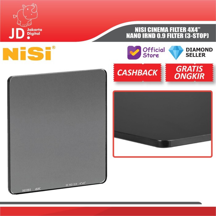 Jual NISI CINEMA FILTER 4X4" NANO IRND 0.9 FILTER (3-STOP) | Shopee ...