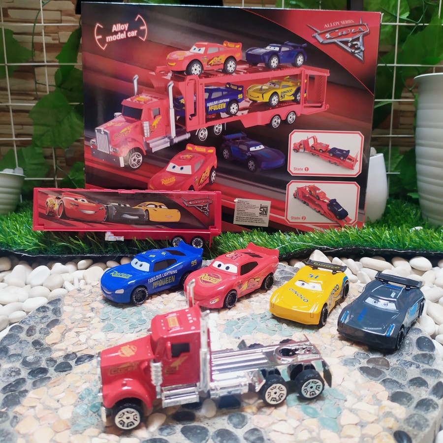 Jual Diecast Cars Body Alloy Mainan Miniatur Mobil Figure Mcqueen - set ...