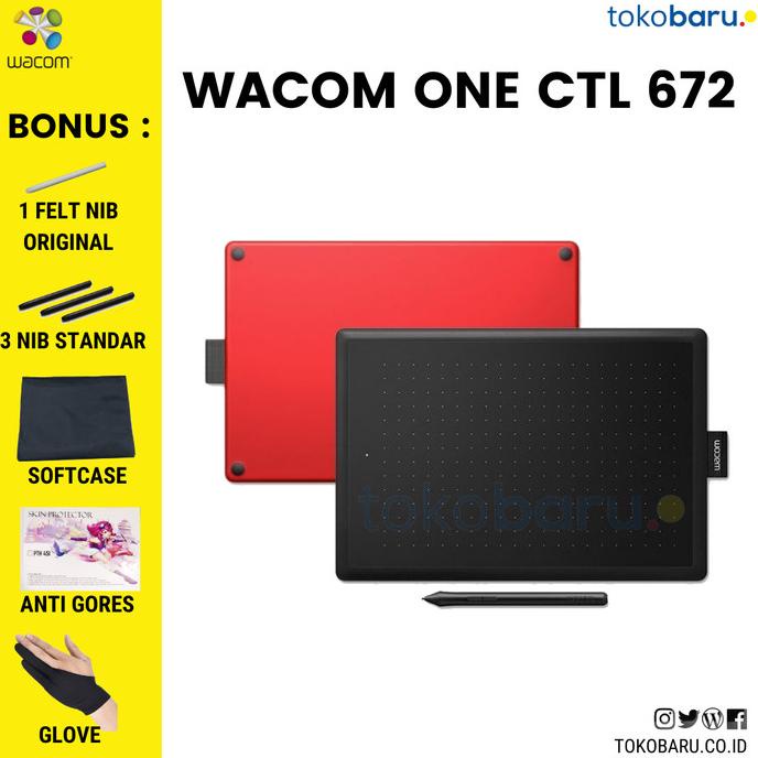 Jual Pen Tablet Wacom Murah !!! CTL-672 One By Wacom Medium | Shopee ...