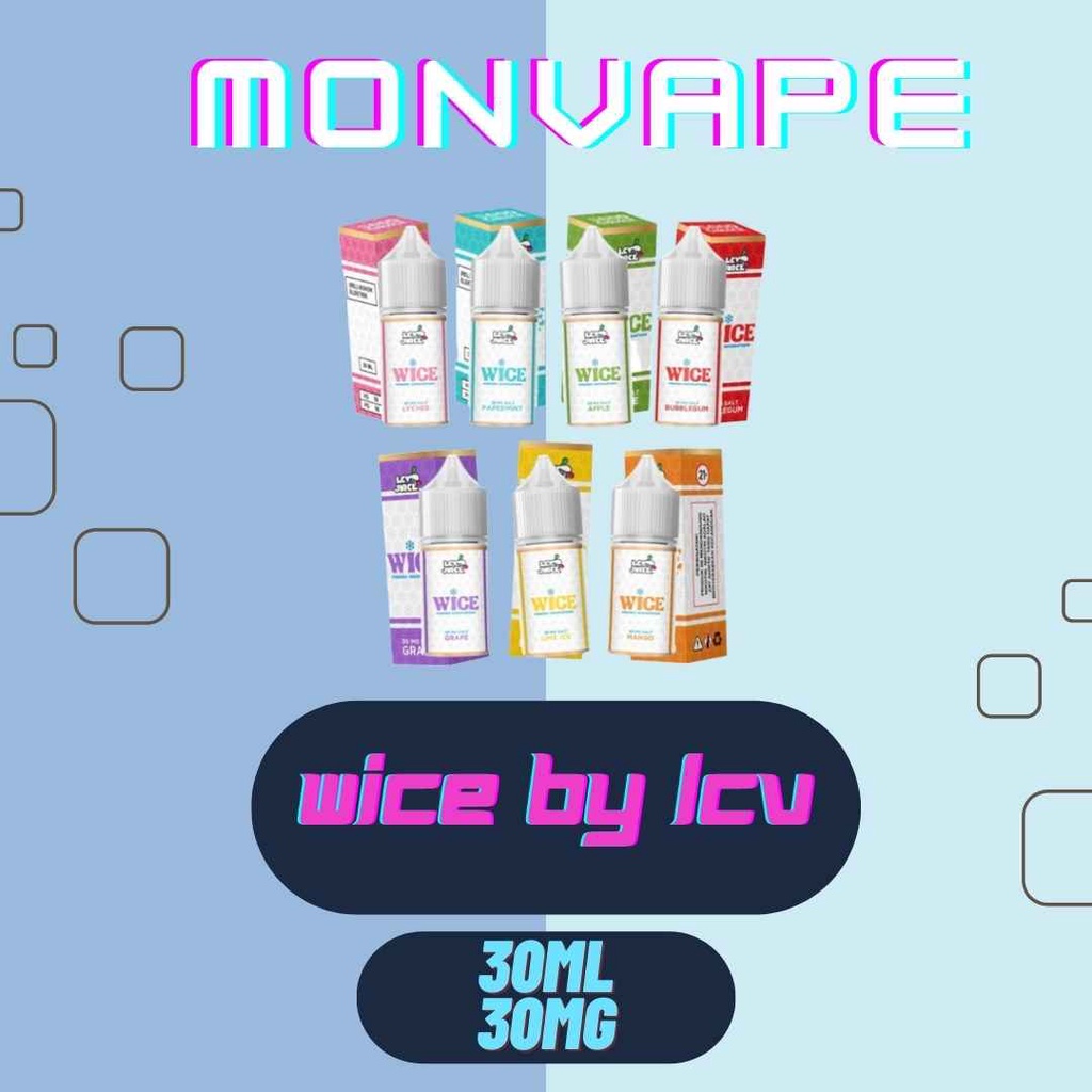 Jual LCV WICE SALTNIC SERIES 30ML 30MG BY LCV JUICE E-LIQUID | Shopee ...