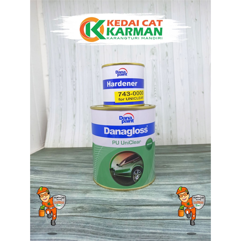 Jual Clear Coat Dana PU Uniclear 430-5054 1 liter Danagloss PU Uniclear ...
