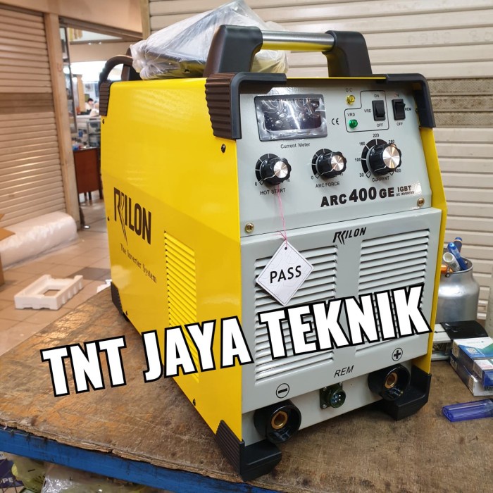 Jual Mesin Las Rilon Arc 400 Ge / Trafo Las Inverter Rilon Arc 400Ge | Shopee Indonesia