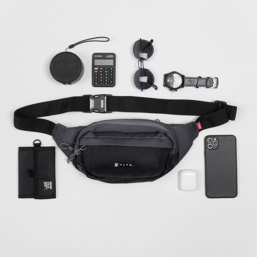 Jual YLTD - Tas Pinggang Pria Combinasi Waist Bag Original Kekinian ...