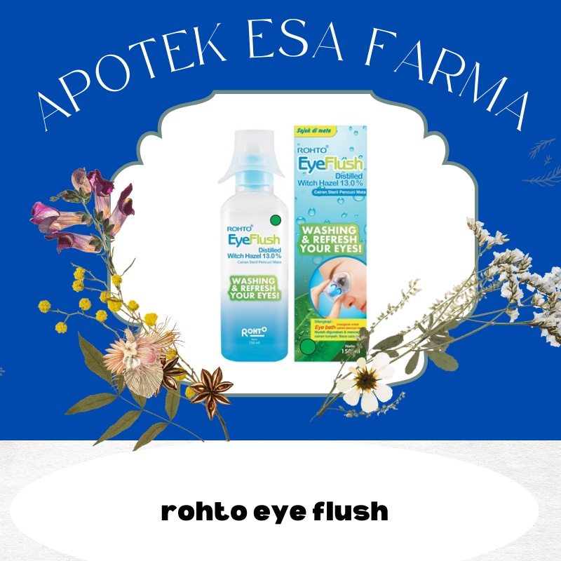 Jual Rohto Eye Flush Cairan Steril Pencuci Mata 150 ML | Shopee Indonesia