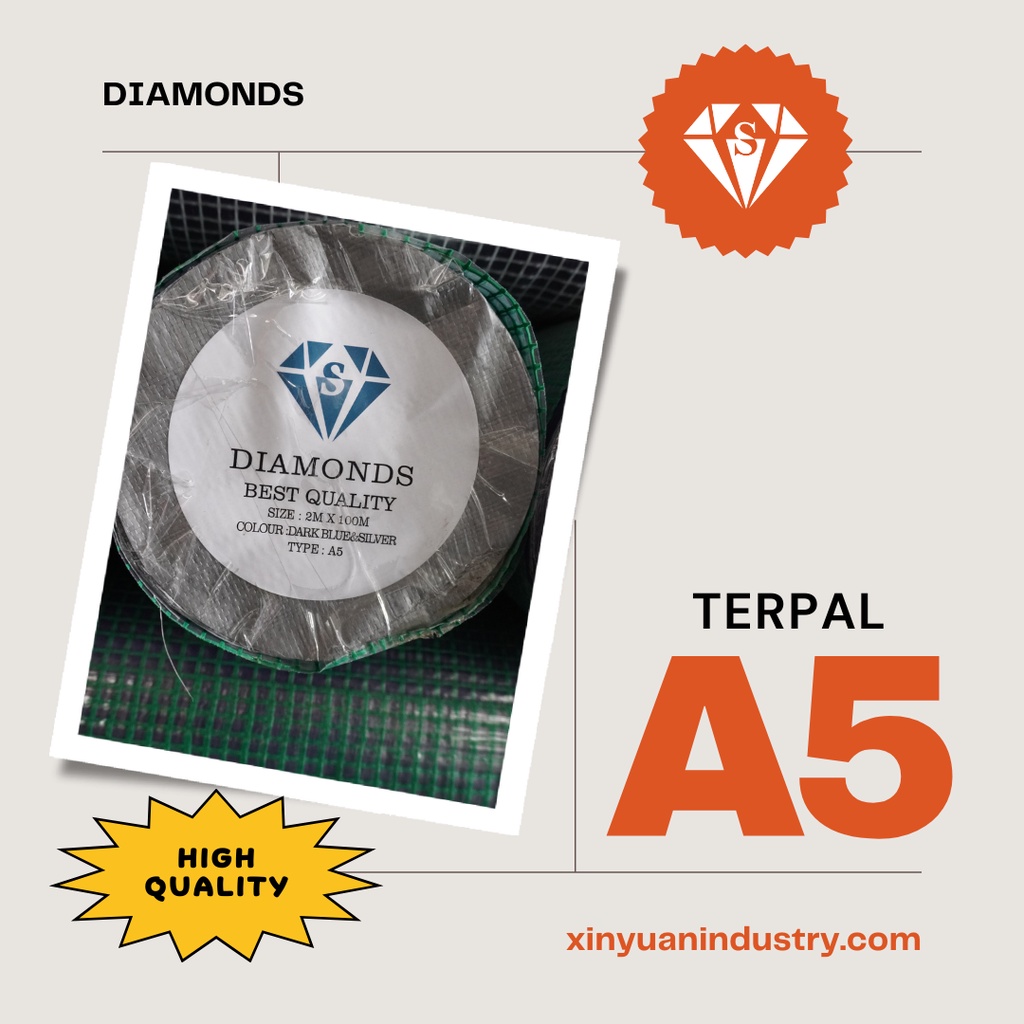 Jual TERPAL DIAMONDS ( TYPE A5 ) BERKUALITAS DAN TAHAN LAMA | Shopee ...