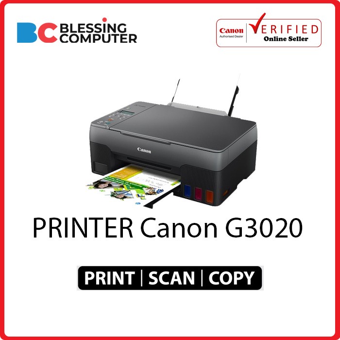 Jual PRINTER Canon G3020 Wifi PSC | Shopee Indonesia