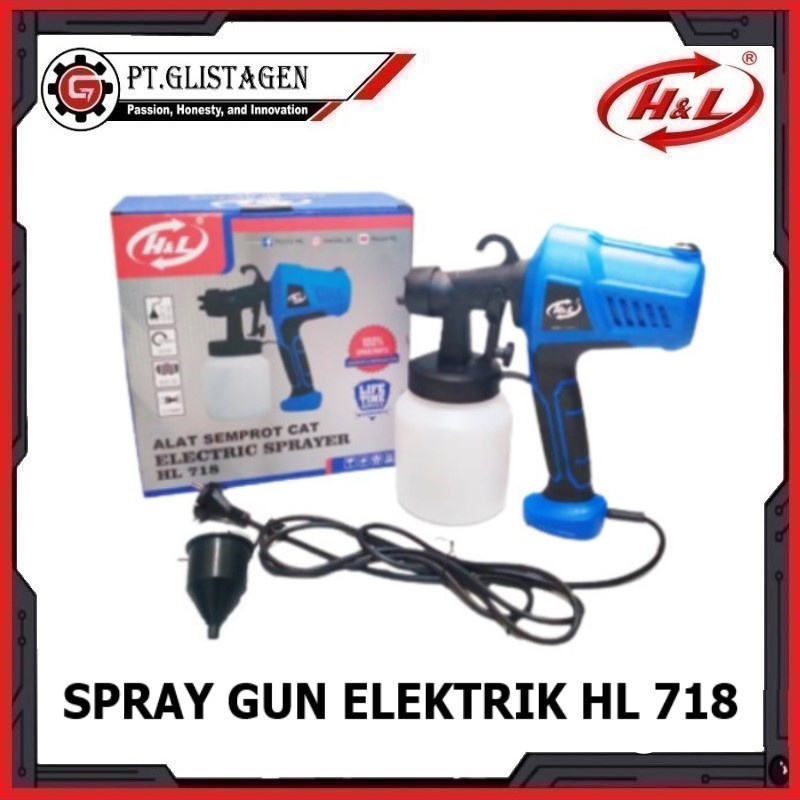 Jual Spray Gun Electric Paint Zoom Alat Semprot Cat Tembok Elektrik HL ...