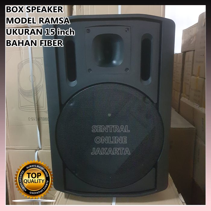 Jual BOX SPEAKER KOSONG MODEL RAMSA 15 inch 12 inch IMPORT PLASTIK FIBER 15in | Shopee Indonesia