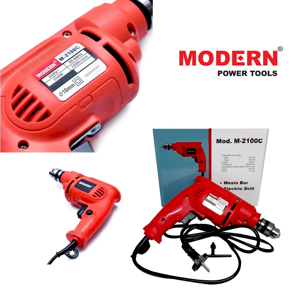 Jual MESIN BOR MODERN M2100C BOLAK BALIK 2 ARAH 2100c 2100 m-2100c bor ...