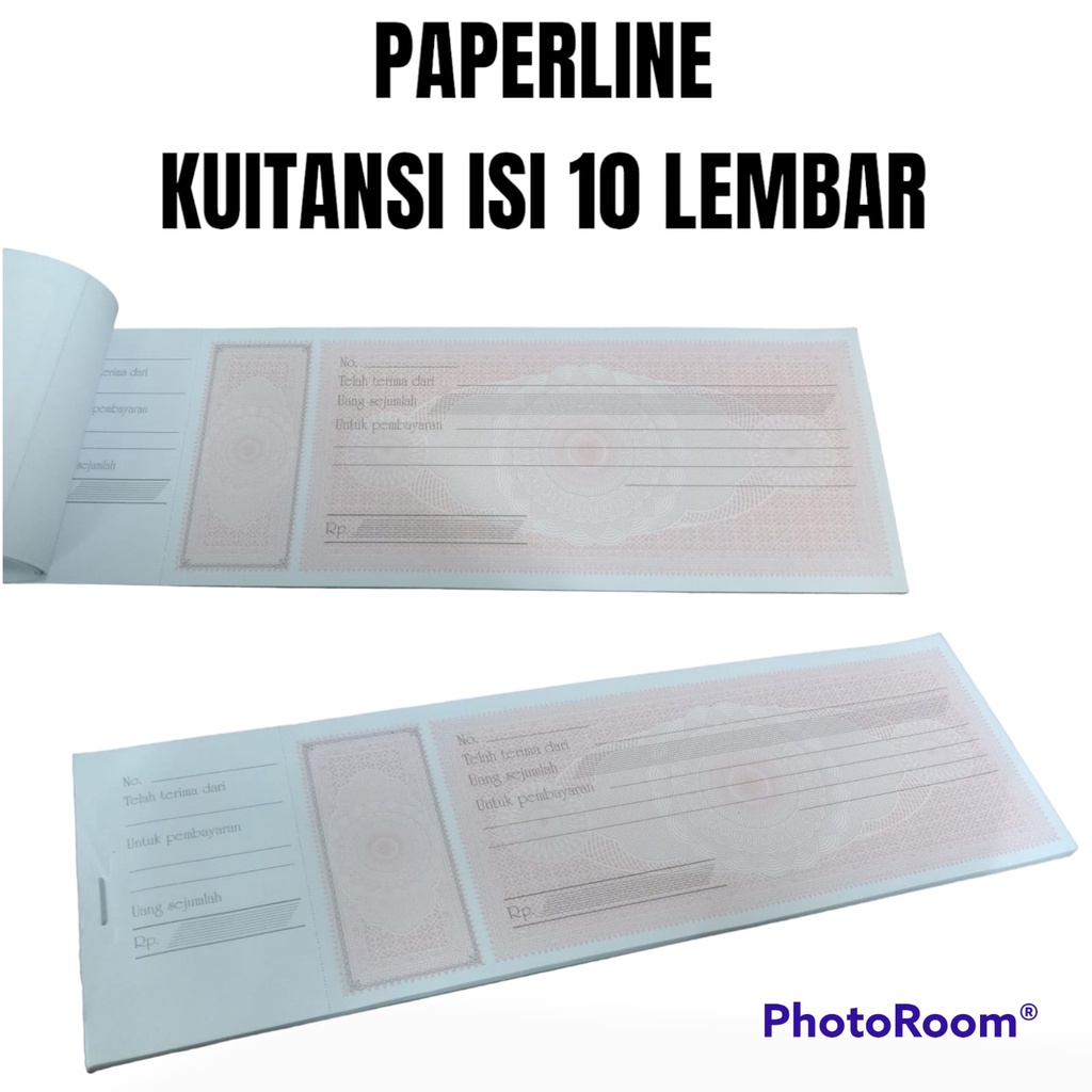 Jual KUITANSI PAPERLINE / BUKU KWITANSI PAPERLINE UKURAN SEDANG ISI 10 ...