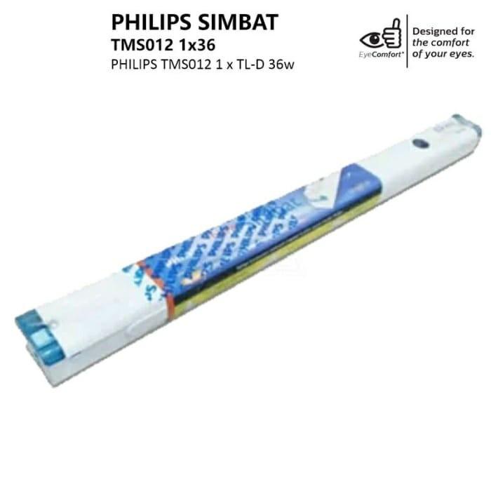 Jual Philips Kap Lampu Simbat Tms012 1X36W Untuk Tl-D 36W | Shopee ...