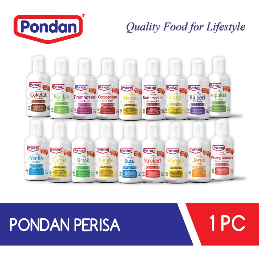 Jual Pondan Perisa Makanan 60gr - Food Flavouring | Shopee Indonesia