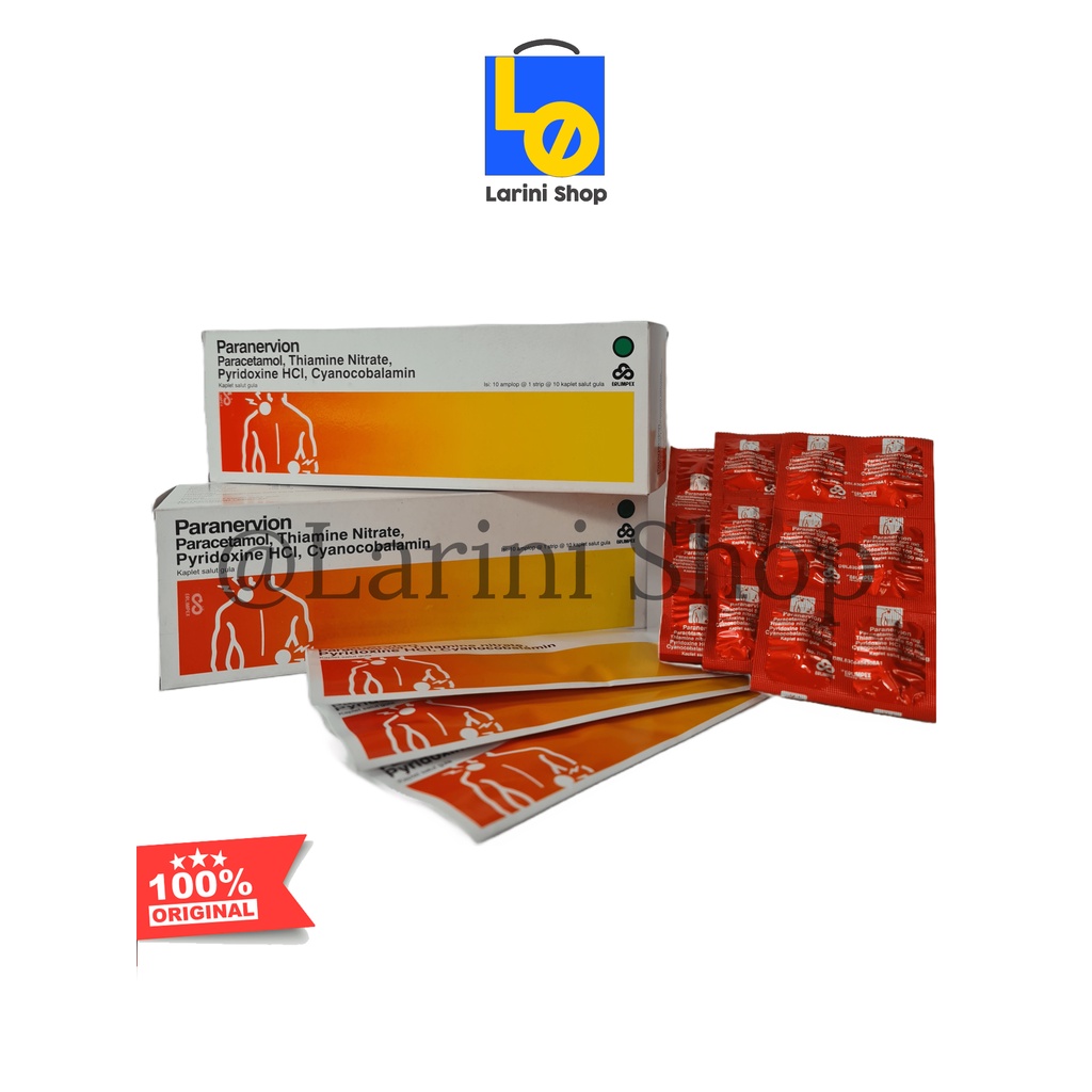 Jual PARANERVION KAPLET (BOX) ERLIMPEX OBAT FLU | Shopee Indonesia