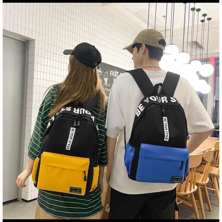 Jual MB / Tas Ransel Sekolah Fashion Kekinian Backpack Kampus /Kuliah ...