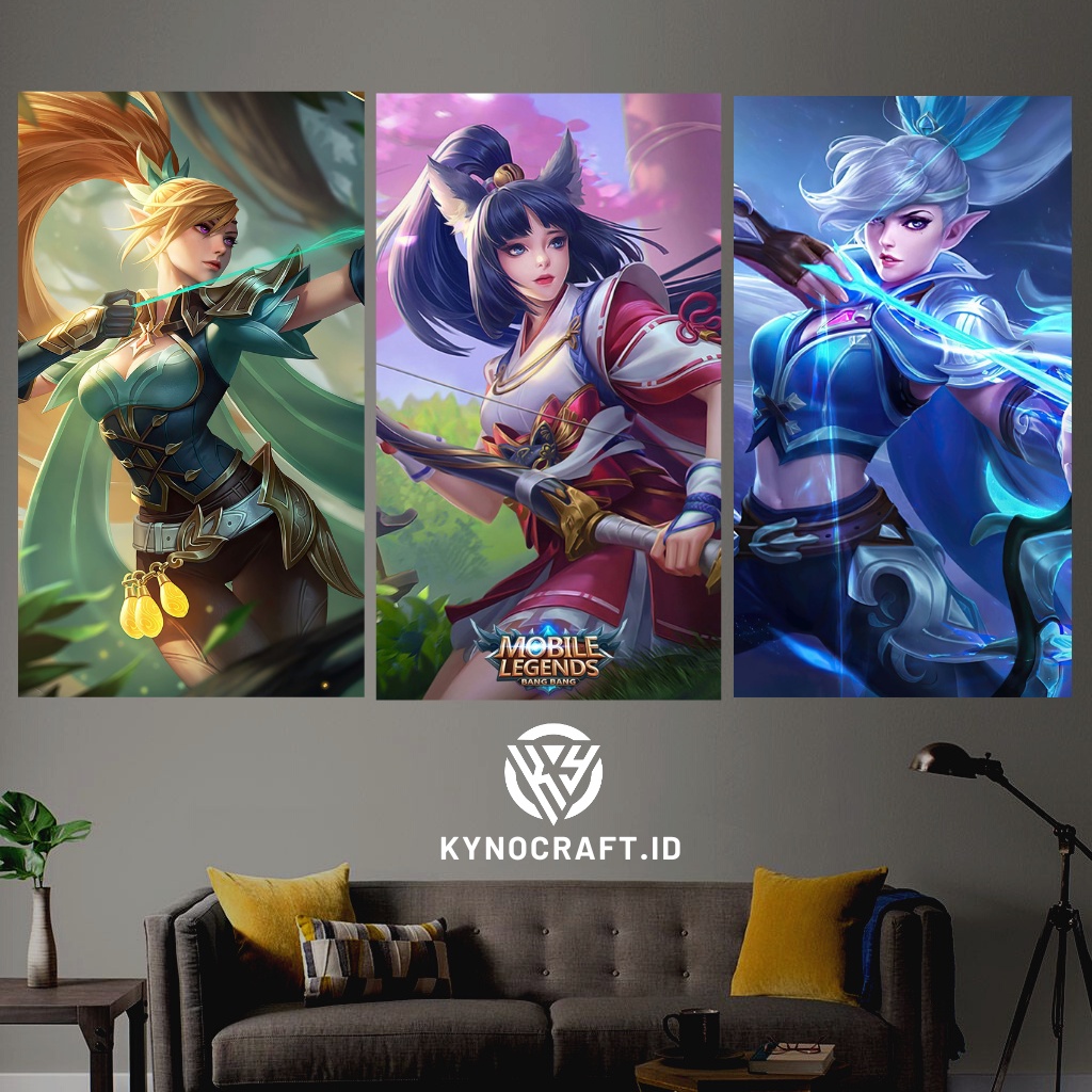 Jual Poster Kayu Hiasan Dinding Walldecor Mobile Legend Miya | Shopee ...