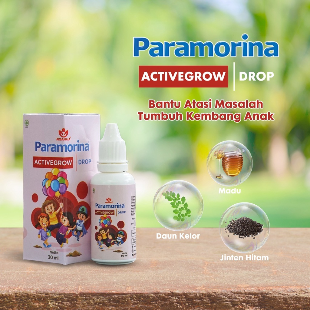 Jual [NEW] Paramorina Drop - ACTIVEGROW - Tetes 30ml Tumbuh Kembang ...