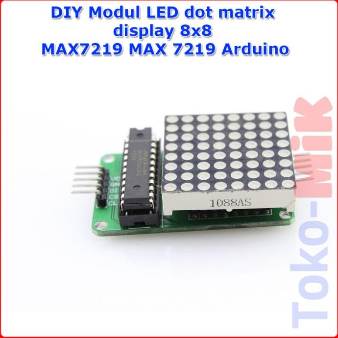 Jual DIY KIT Modul LED dot matrix display 8x8 MAX7219 MAX 7219 Arduino ...