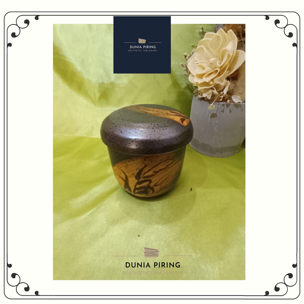 Jual DUNIA PIRING | JAPANESE CAWAN MUSHI (BLACK-BROWN) JAPANESE STYLE ...