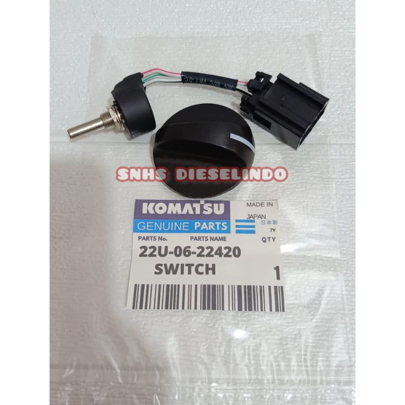 Jual Potensio Sensor Motor Gas PC200-7 PC200-8 Komatsu 22U-06-22420 OEM ...