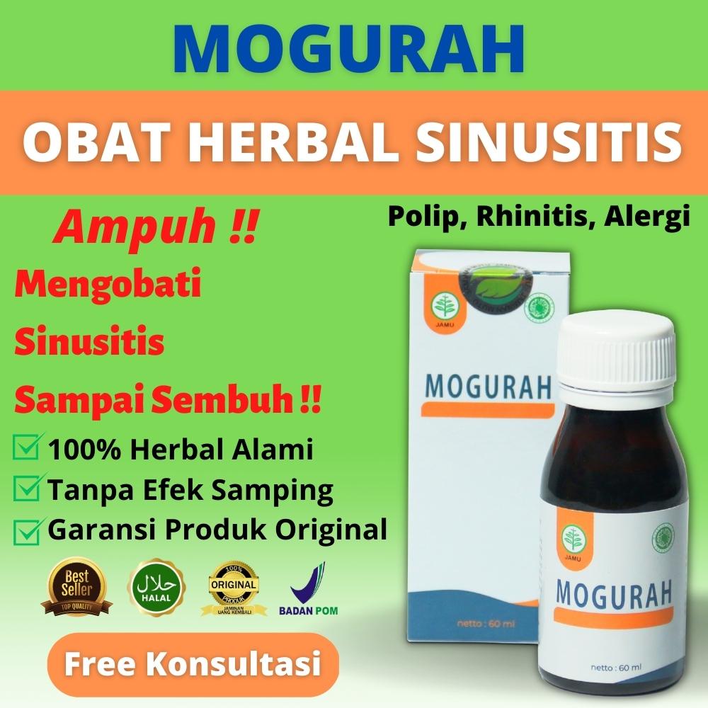 Jual Mogurah Obat Sinusitis Sinus Polip Hidung Rhinitis Radang Dinding ...