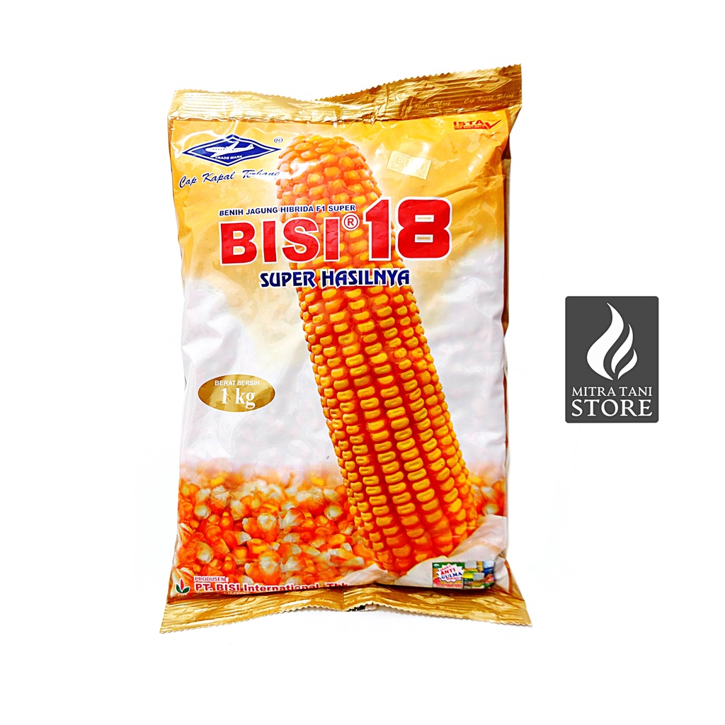 Jual Bisi 18 Benih Jagung Hibrida F1 Cap Kapal Terbang 1kg | Shopee ...