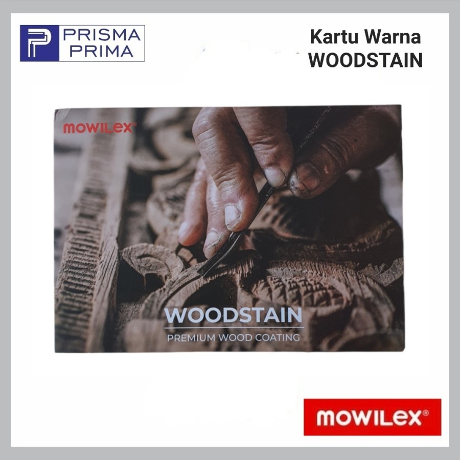 Jual Katalog Kartu Warna Mowilex Woodstain Cat Politur Kayu Colorcard ...