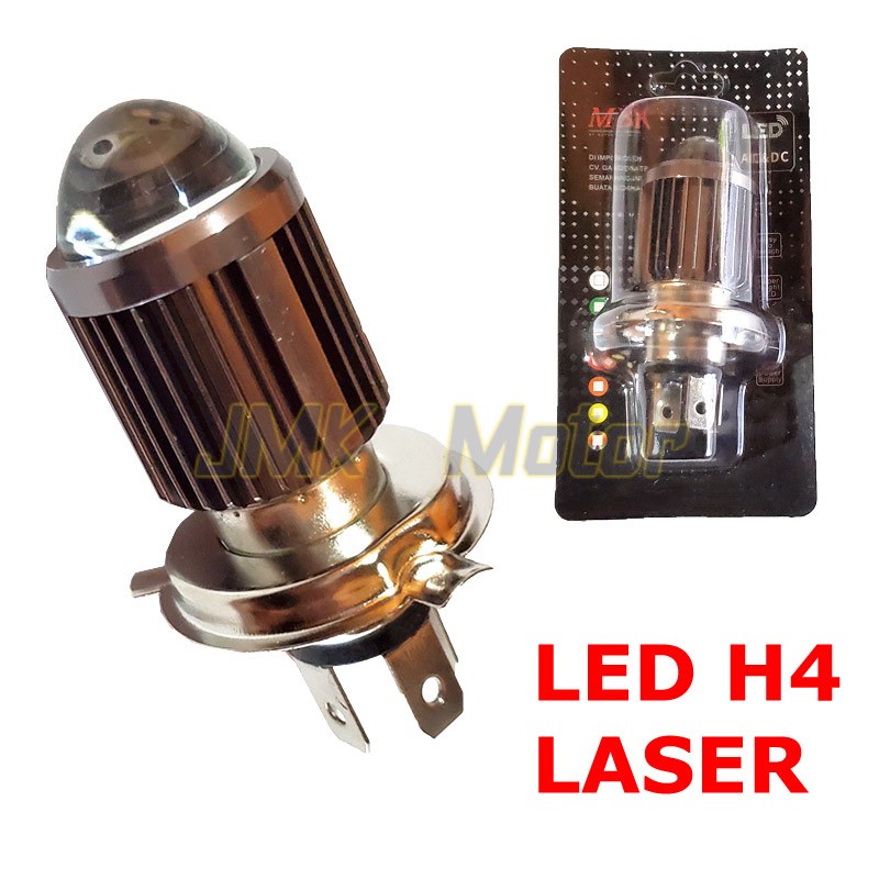 Jual Lampu Depan Led Laser H4 MSX Lampu Utama Projector Universal Motor 12V AC/DC | Shopee Indonesia