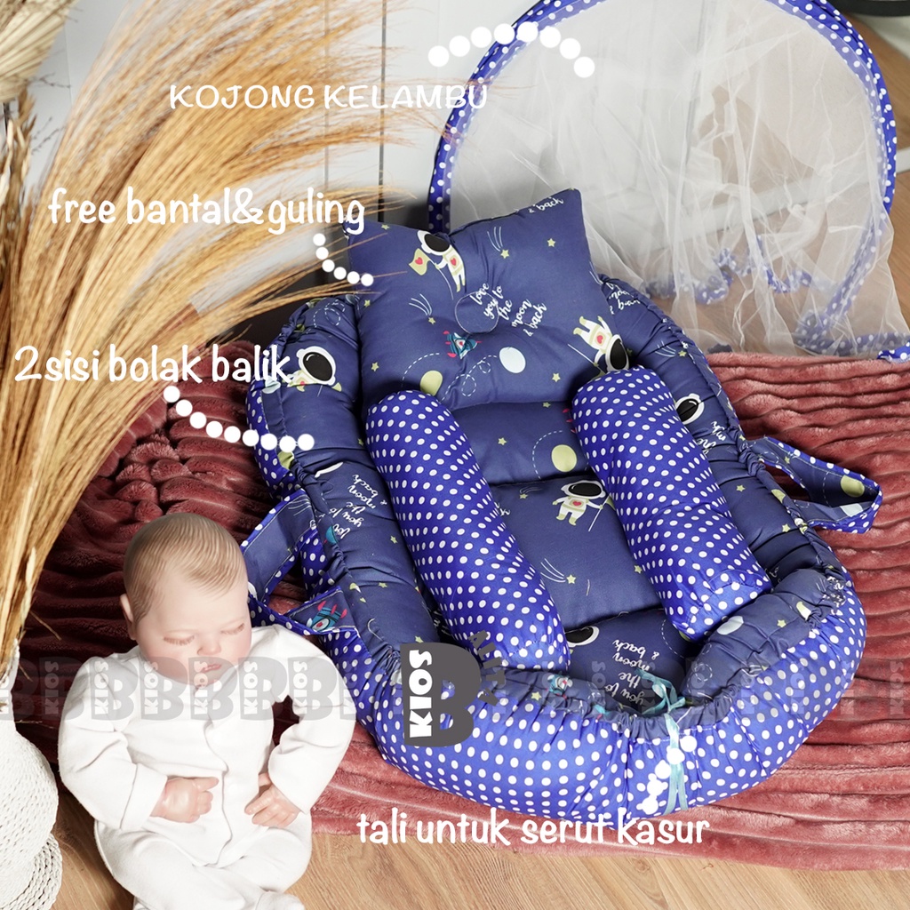 Jual PAKET KASUR BAYI BABY NEST PREMIUM DENGAN KELAMBU + FREE BANTAL ...
